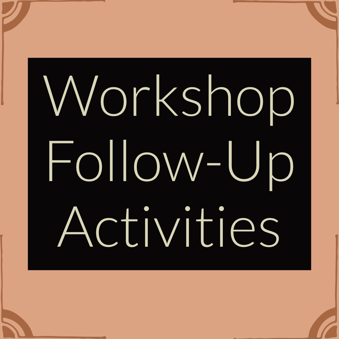 Workshop Follow-up Activities – Teaching Awareness through Puppetry